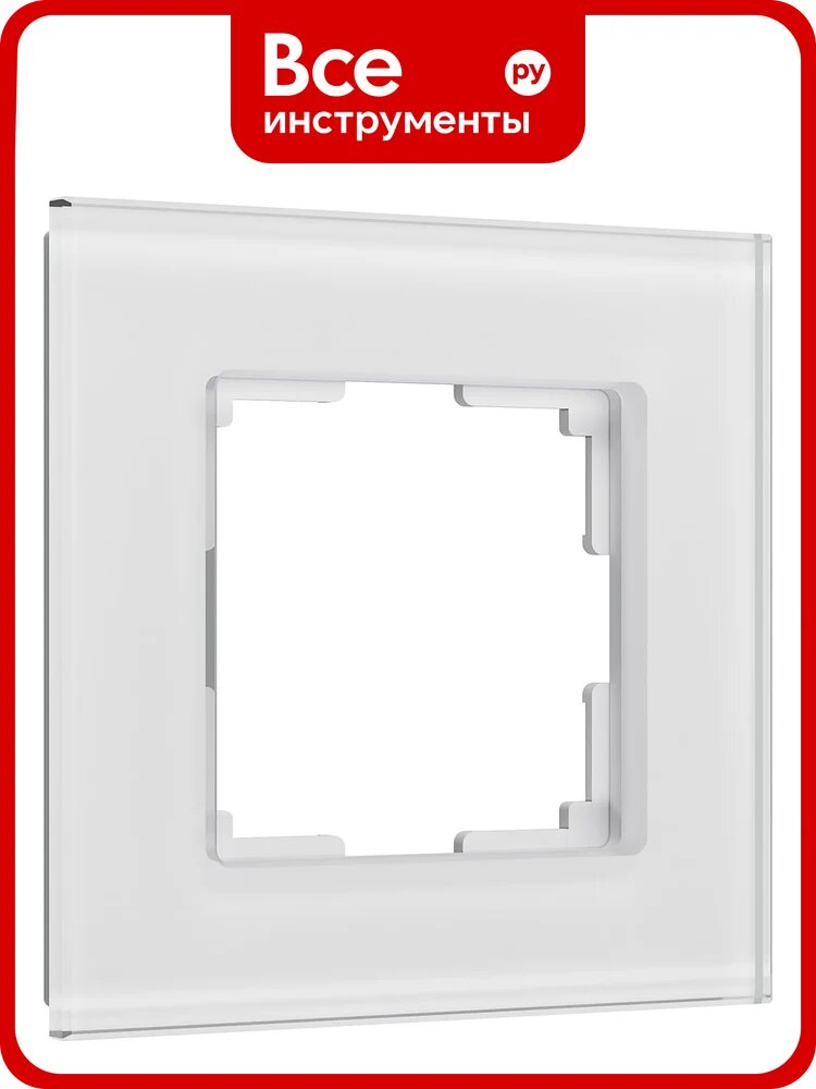 Рамка WERKEL на 1 пост senso (белый, стекло soft-touch) a064564