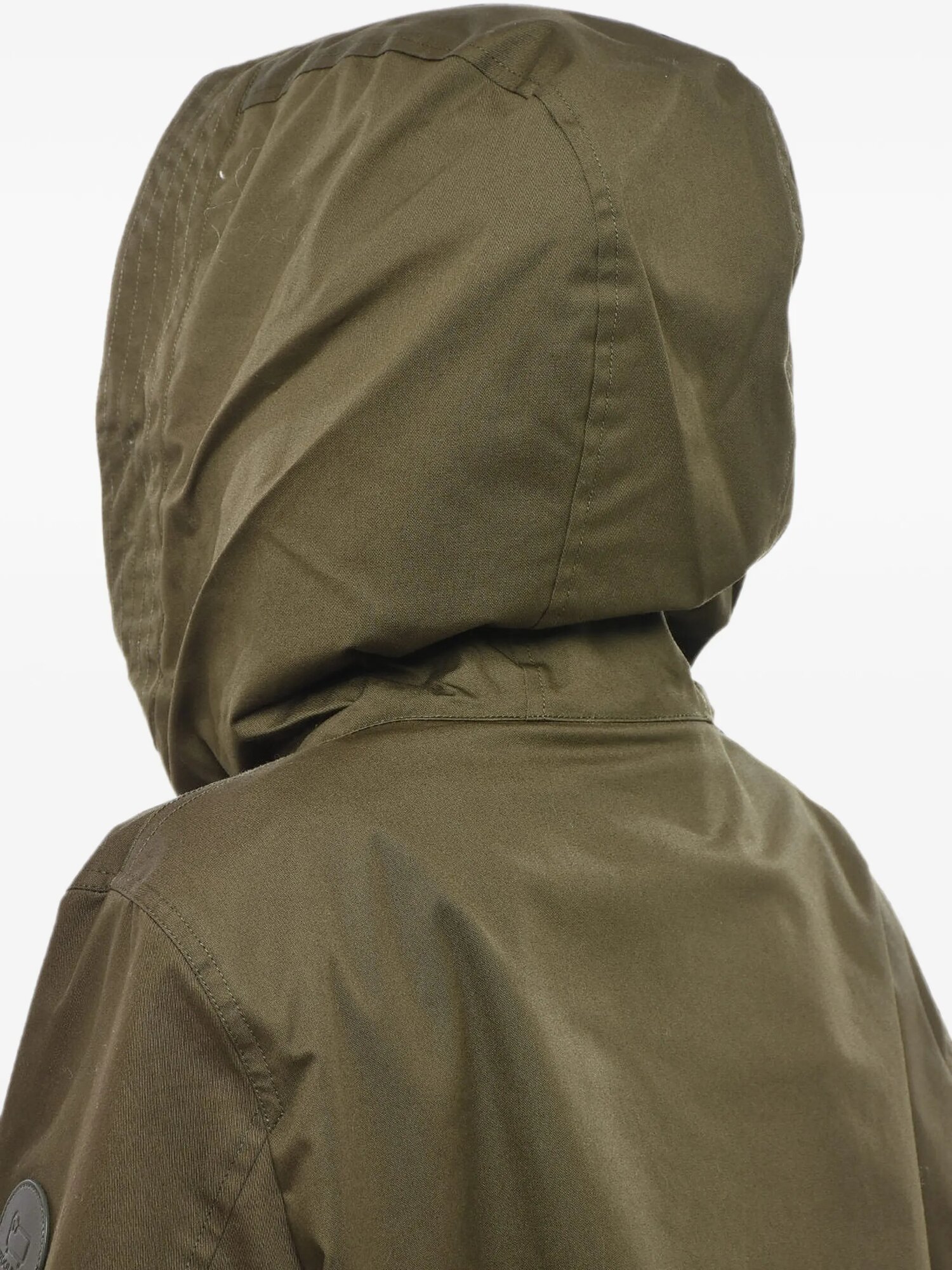 Парка Woolrich Logo-patch utility parka, размер 48, зеленый — фото 1