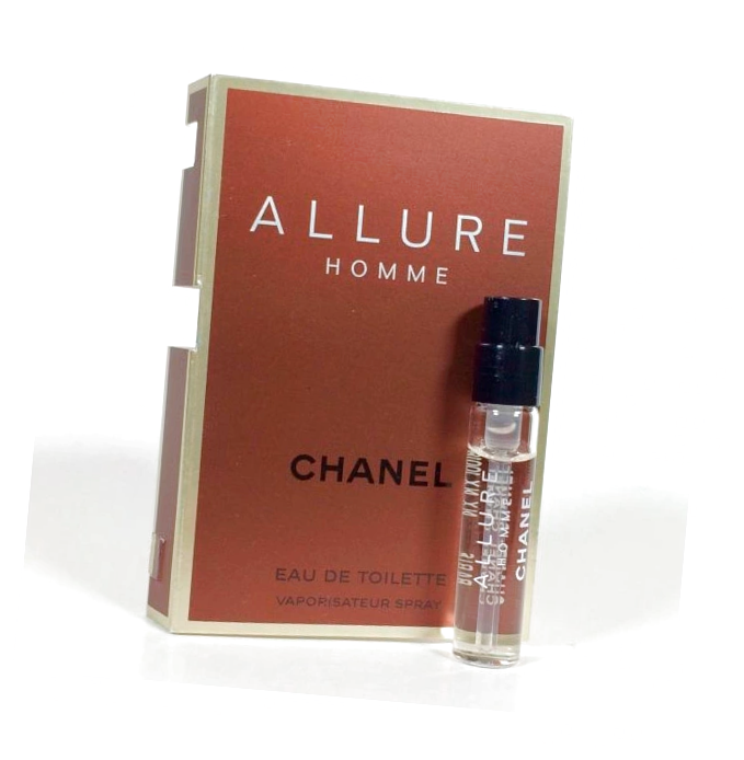 Chanel Allure Homme мужская туалетная вода 1.5 мл миниатюра - Шанель Аллюр Хом духи пробник