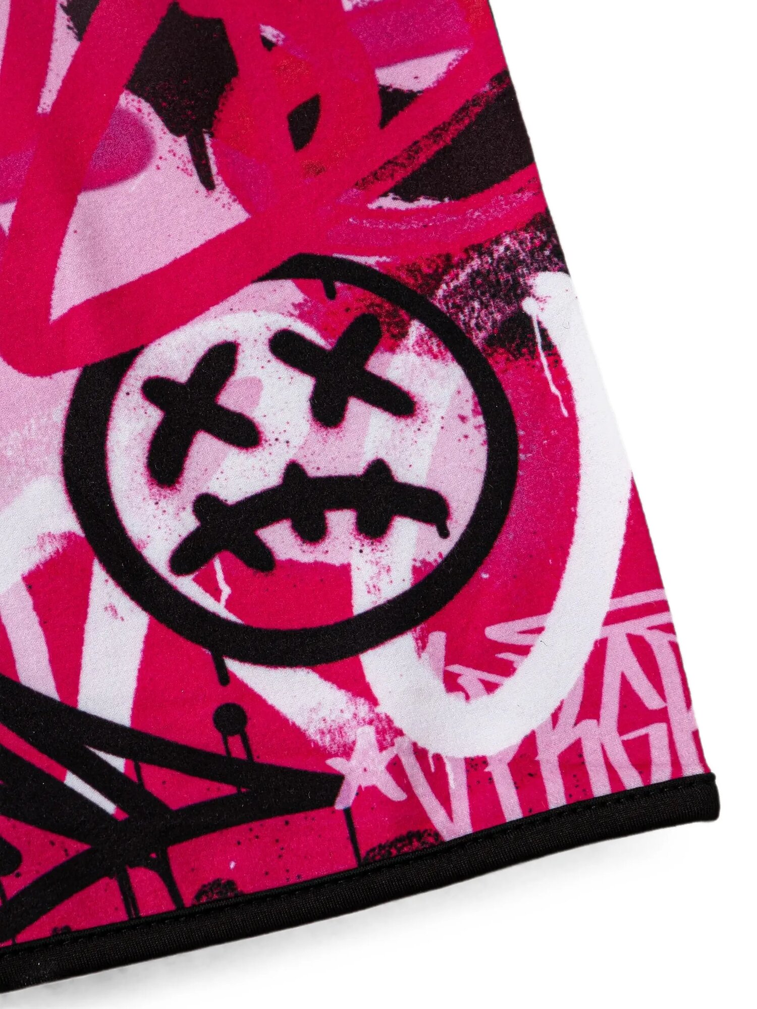 Шапка SPRAYGROUND Graffiti-print balaclava для девочек, размер OneSize, coral pink — фото 1