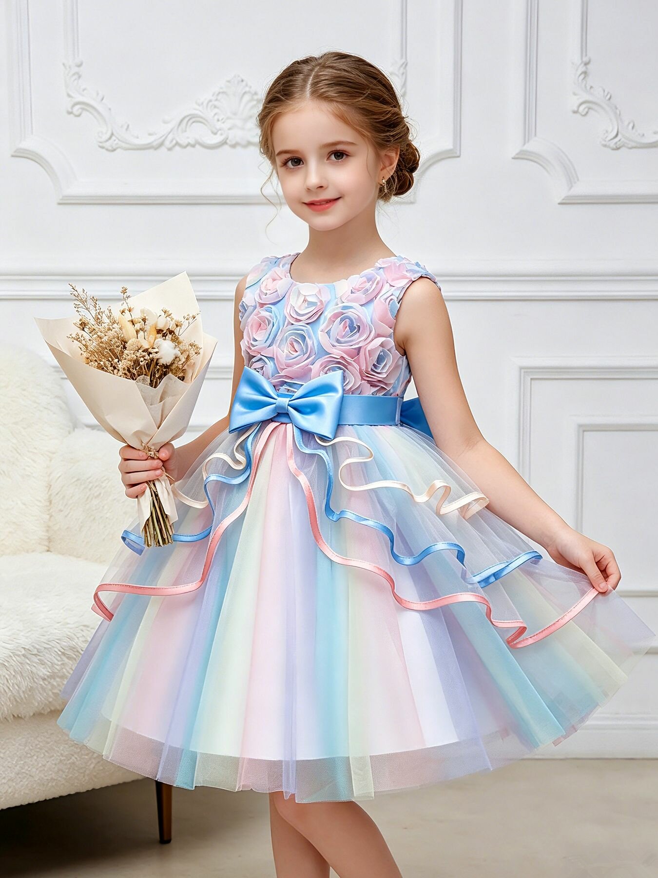 Платье ROMIKY Базовая коллекция, размер 4Y（14-17KG）