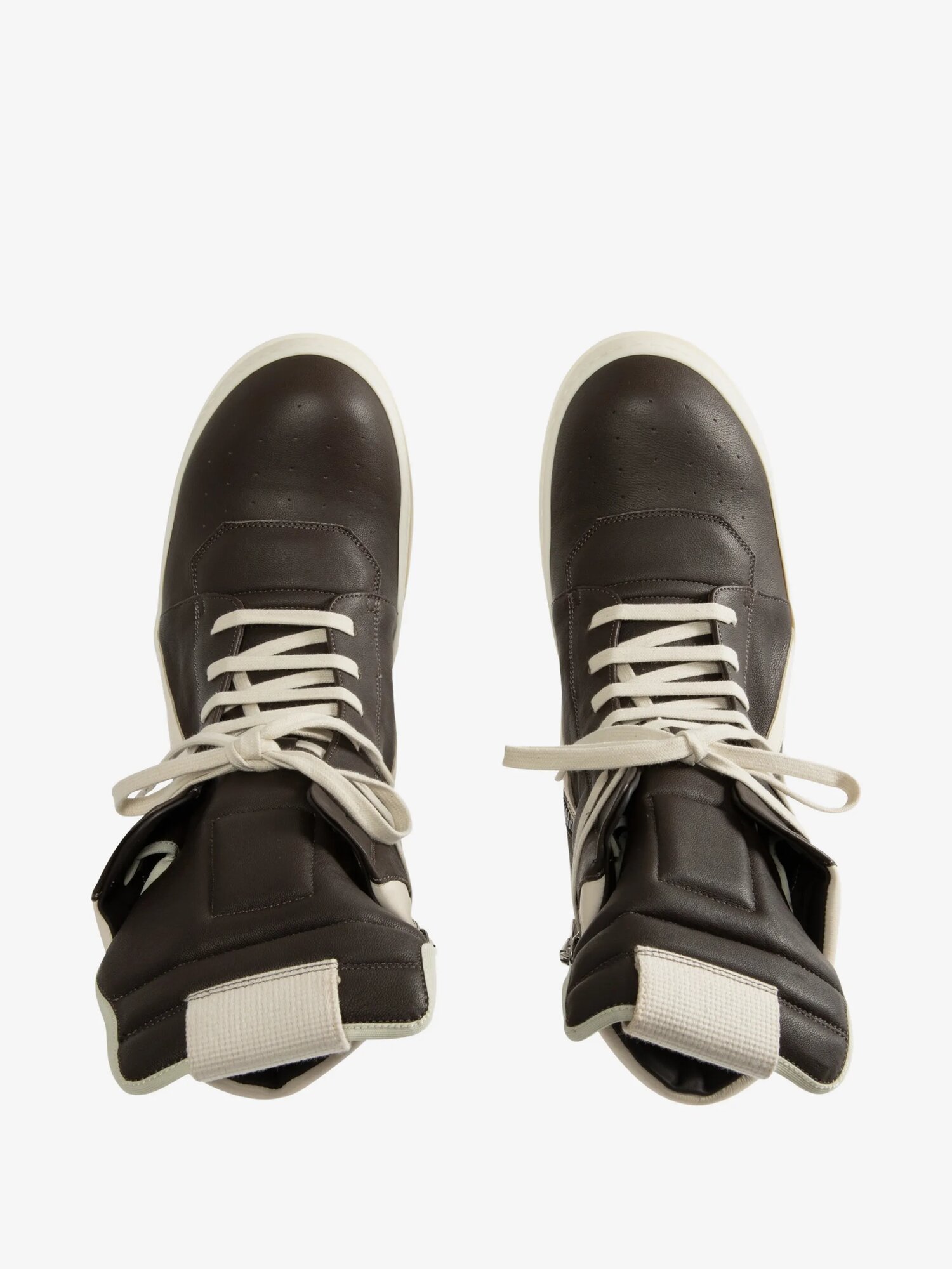 Кроссовки Rick Owens Geobasket, размер 10 US, коричневый — фото 1