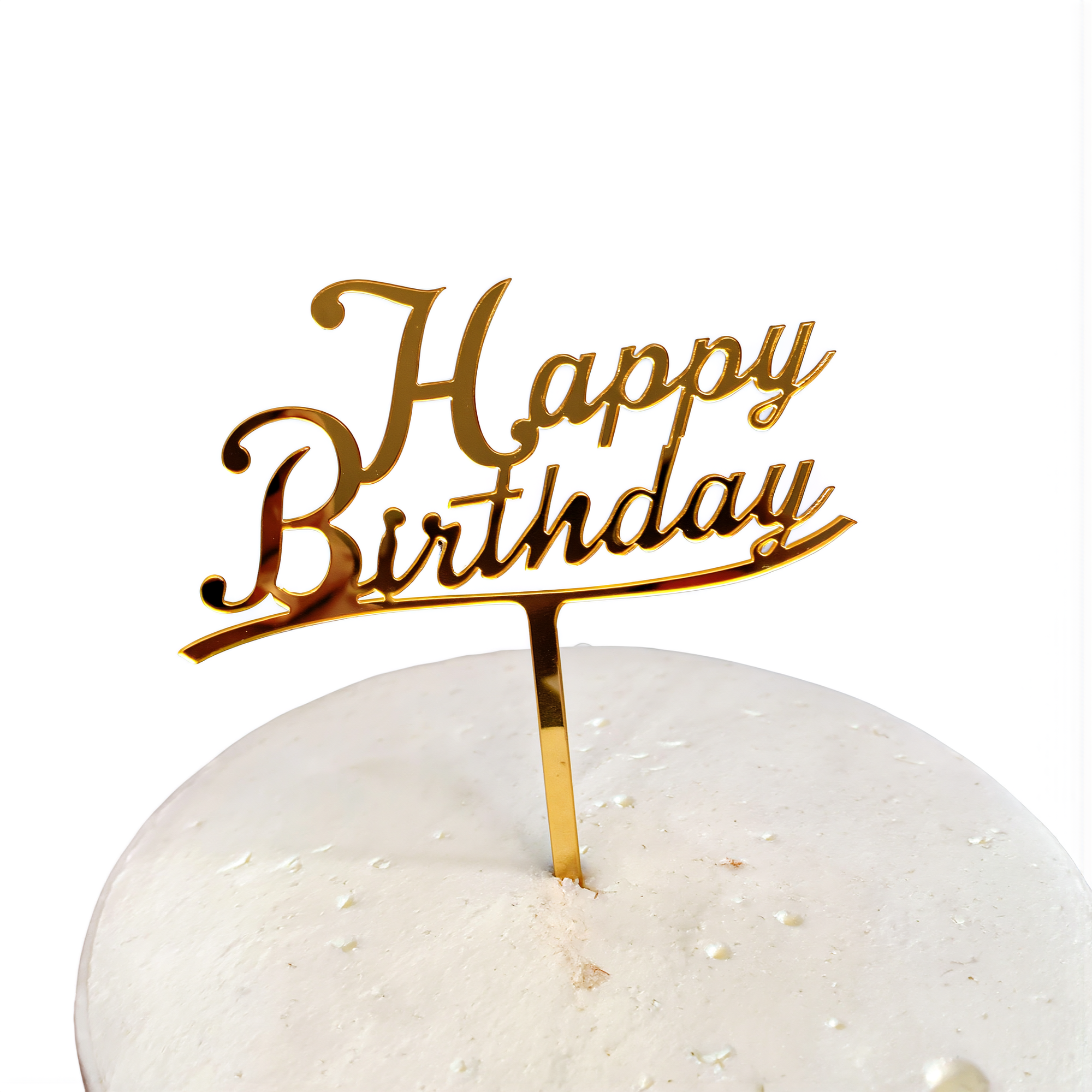 Акриловая топпер для торта на день рождения, рукописный шрифт happy birthday, декор для домашней выпечки и праздничных мероприятий, разные цветовые решения для оформления торта