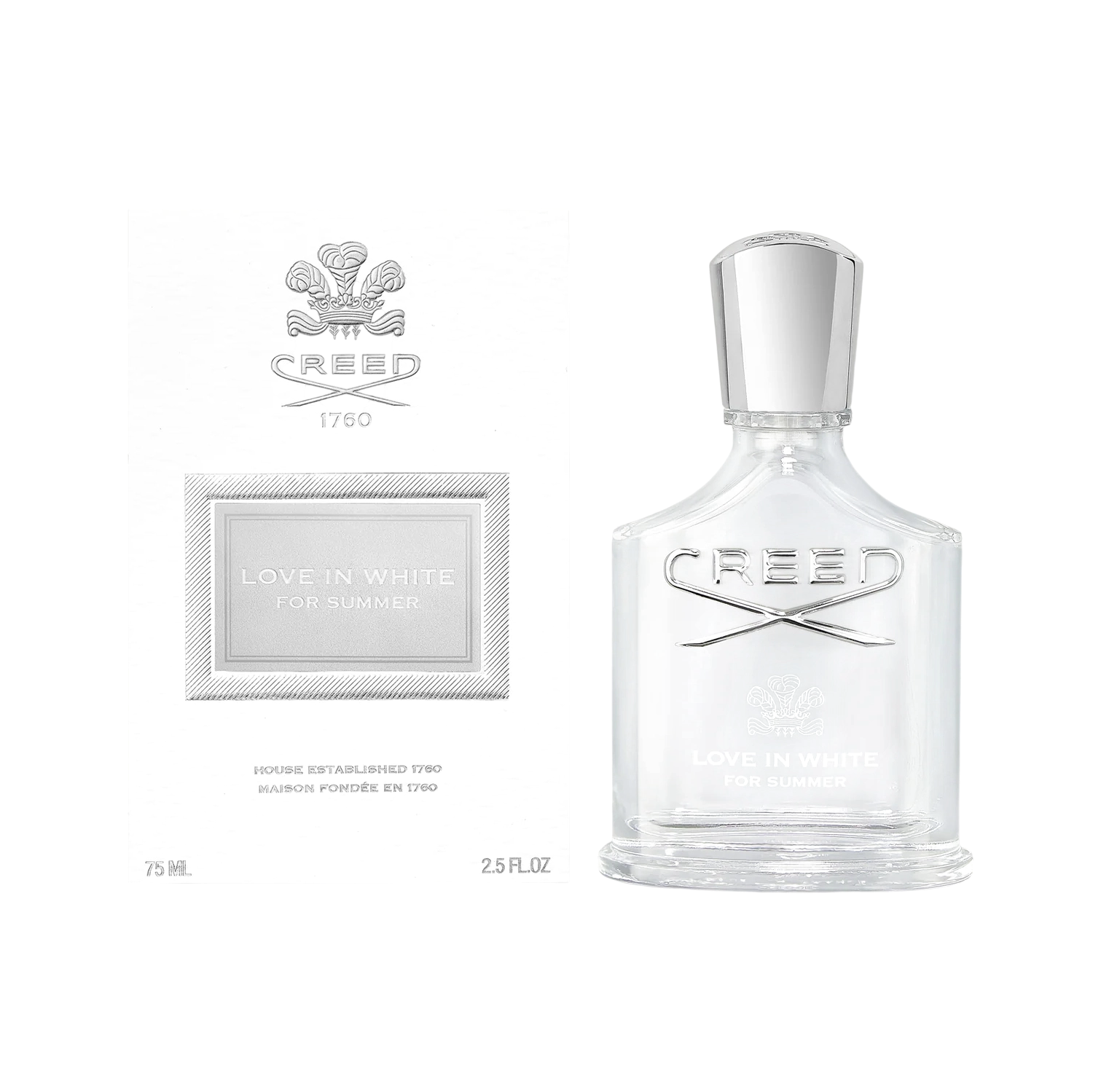 Парфюм женский Creed Love In White For Summer 75 мл / Любовь В Белом для Лета