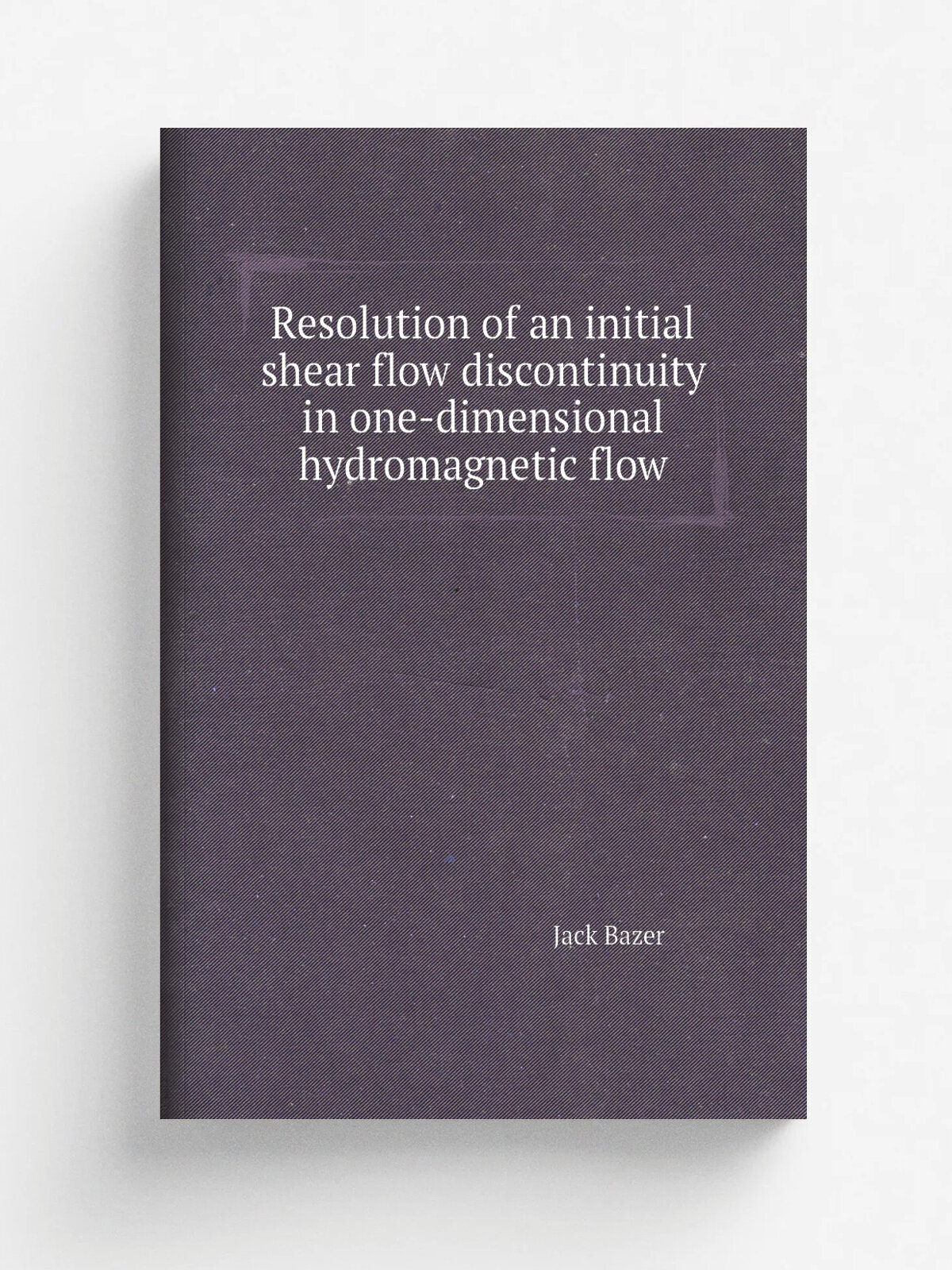 Resolution of an initial shear flow discontinuity in one-dimensional hydromagnetic flow