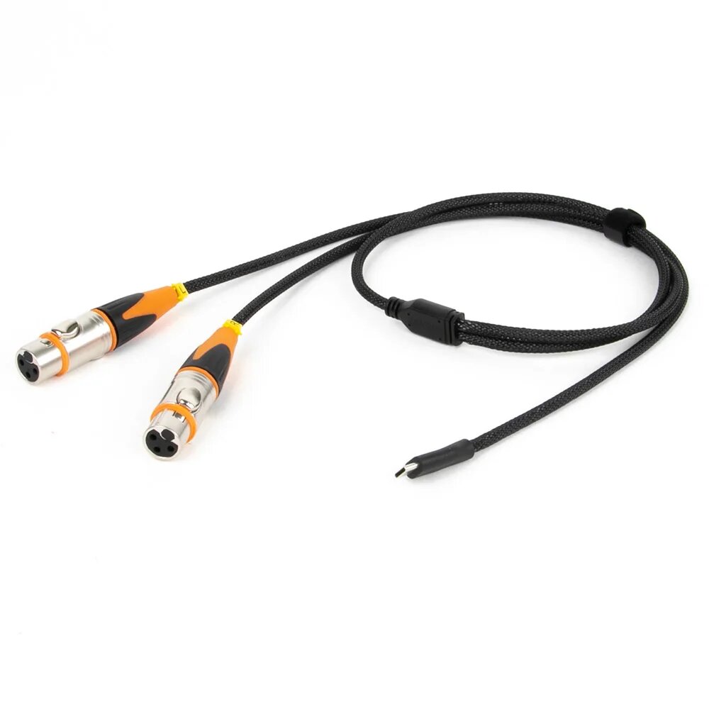 GuerGuo USB C — 2 XLR аудиокабель D1029F-X2, 3M