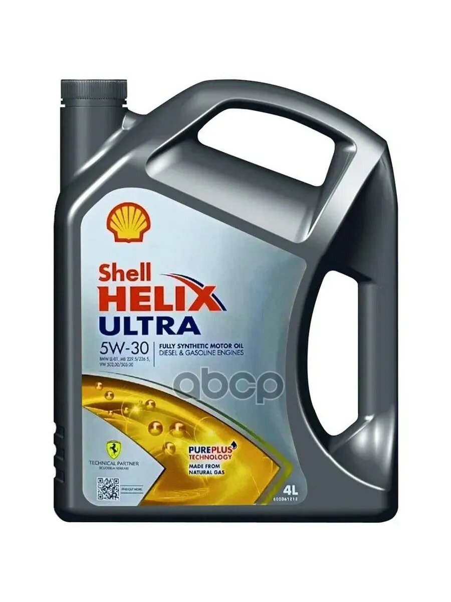 Shell Shell 5W30 (4L) Helix Ultra Моторное! Синтapi Sn/Cf/Sl,