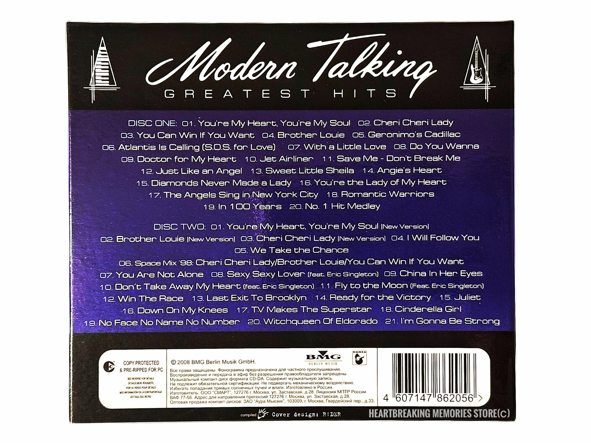Modern Talking "Greatest Hits" 2 CD — фото 1