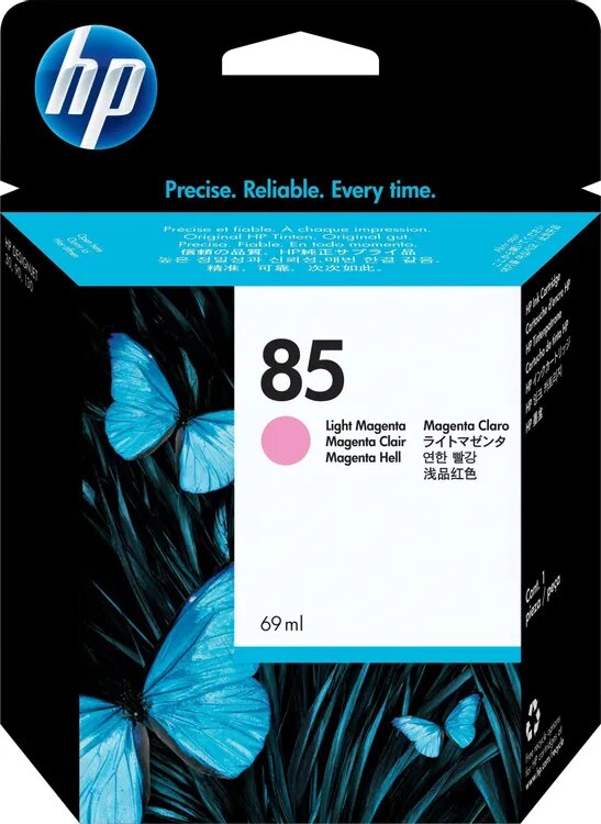 Картридж струйный оригинальный HP 85 / C9428A purpure 69 мл. для HP (9890028) пурпурный