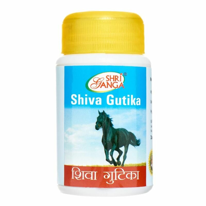 Шива Гутика Шри Ганга выводит токсины, очищает лимфу Shiva Gutika Shri Ganga 300 шт. 100 гр. 2 банки