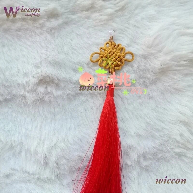 Косплей комплект Qin Shi Huang Красный, P1-Ear studs