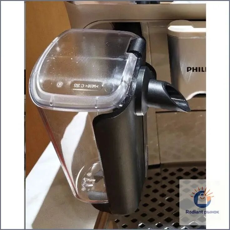 Philips Профессиональная кофеварка Кувшин-капучинатор LatteGo для Philips, Saeco 421944083391,421945016211, прозрачный, черный