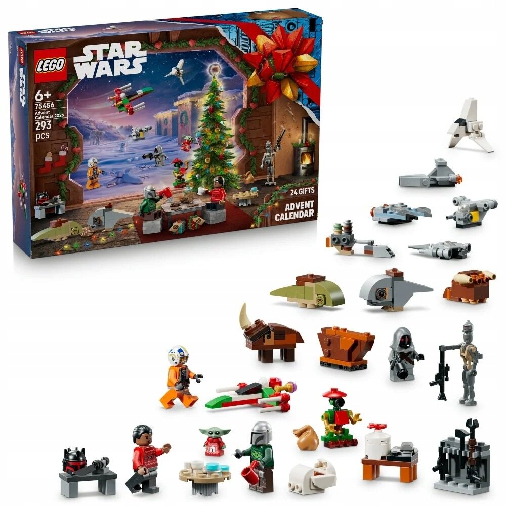 Конструктор LEGO Star Wars - Рождественский адвент-календарь LEGO Star Wars 2026 - Лего 75456