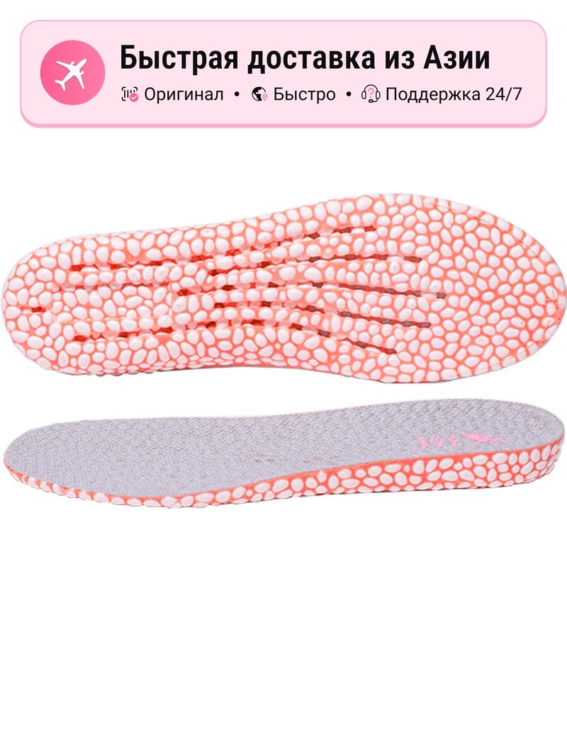 Стельки унисекс 361° ETPU+вязаная ткань, multicolor, 35-36 EU