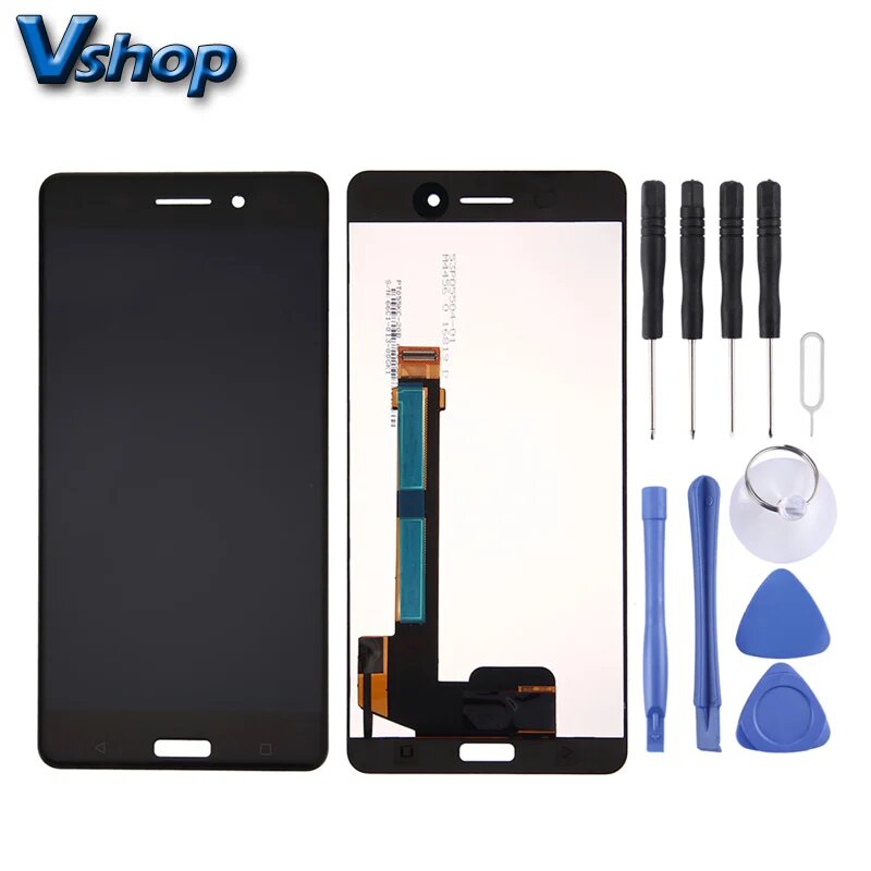 ЖК-экран TFT для Nokia 6, TA-1000, TA-1003, TA-1021, TA-1025, TA-1033, TA-1039 с дигитайзером, полный комплект для замены