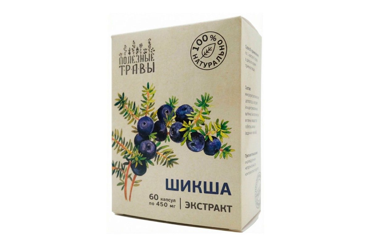 Шикша экстракт, 60 капсул от Пчела и человек при депрессиях, нарушениях сна, нервных расстройствах