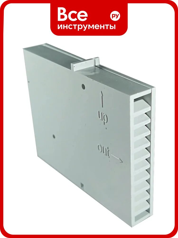 Вентиляционный короб Росдюбель 60x80x12, белая, 150 шт 20-0900