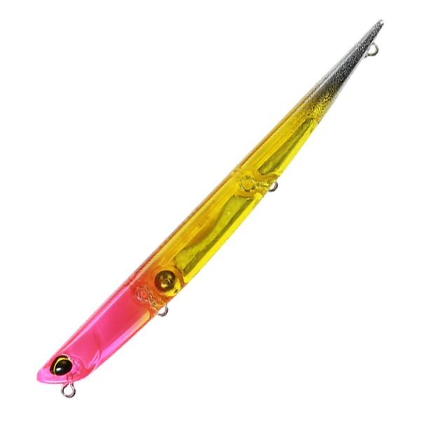 Воблер DUO Bay Ruf Manic Slow 135 #CCC0557 Pink Squash LG Tail, медленно тонущий, 16 г.