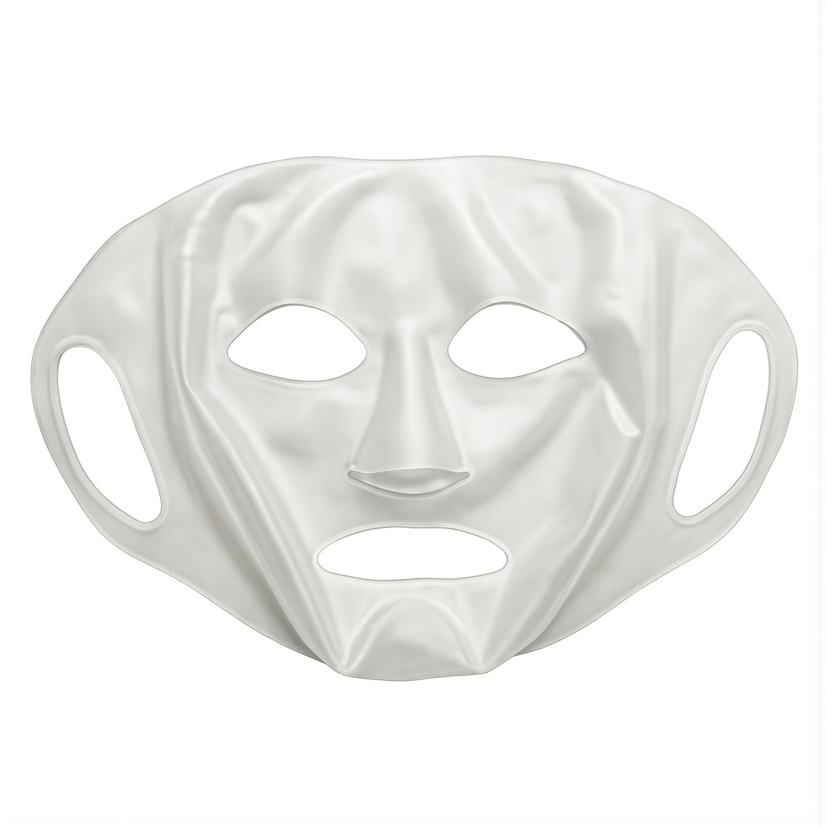 Силиконовая маска для удержания тканевой маски на лице с ушными креплениями предотвращает растекание сыворотки повторно используемое средство для ухода за кожей
