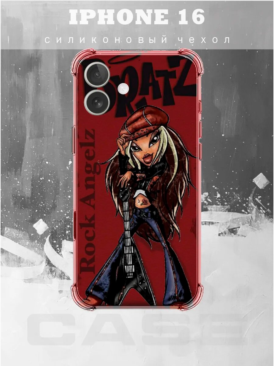Чехол на iPhone 16 с принтом Bratz Rock Angelz
