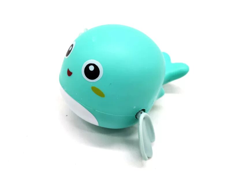 Детская игрушка для ванны - Зеленый дельфин для водных игр, безопасная пластиковая игрушка для купания и игр