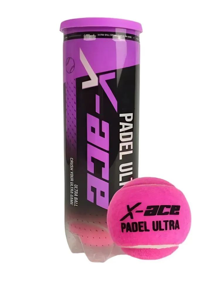 Теннисные мячи X-ACE/Pink для падел тенниса