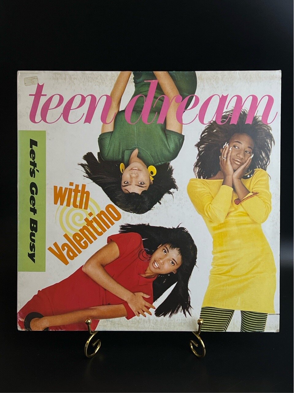 LP Teen Dream With Valentino – Let's Get Busy. Виниловая пластинка 12 дюймов. Германия