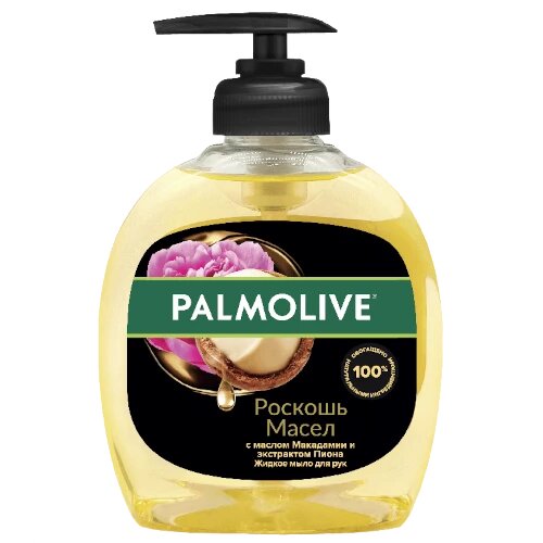 Palmolive Жидкое мыло Palmolive (Палмолив) Роскошь масел макадамия, пион, 300 мл