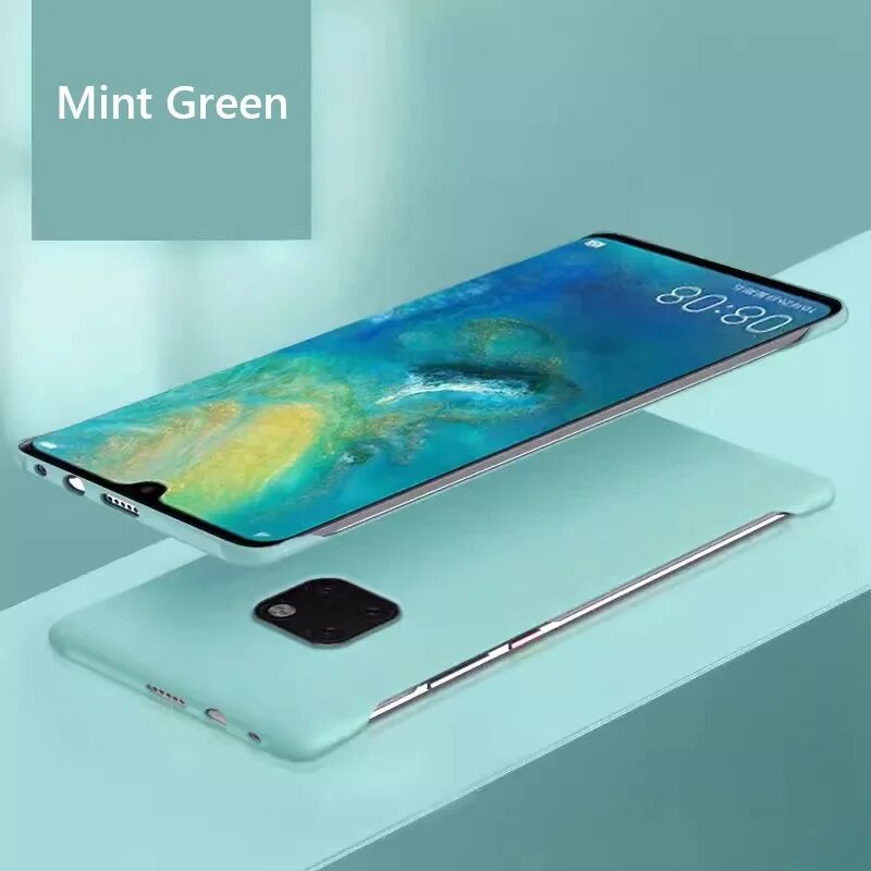 Чехол Mint Green для Huawei Mate 20 Pro, матовый, жесткий