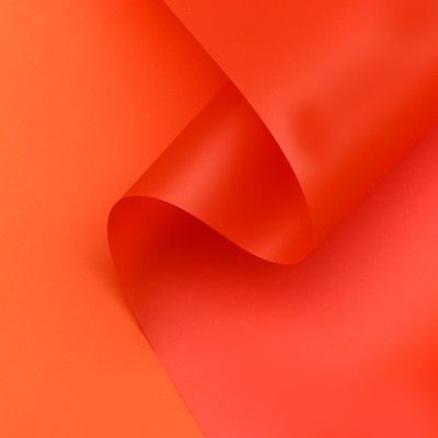 Плёнка для цветов и букетов, матовая, красный, 57 см х10 м