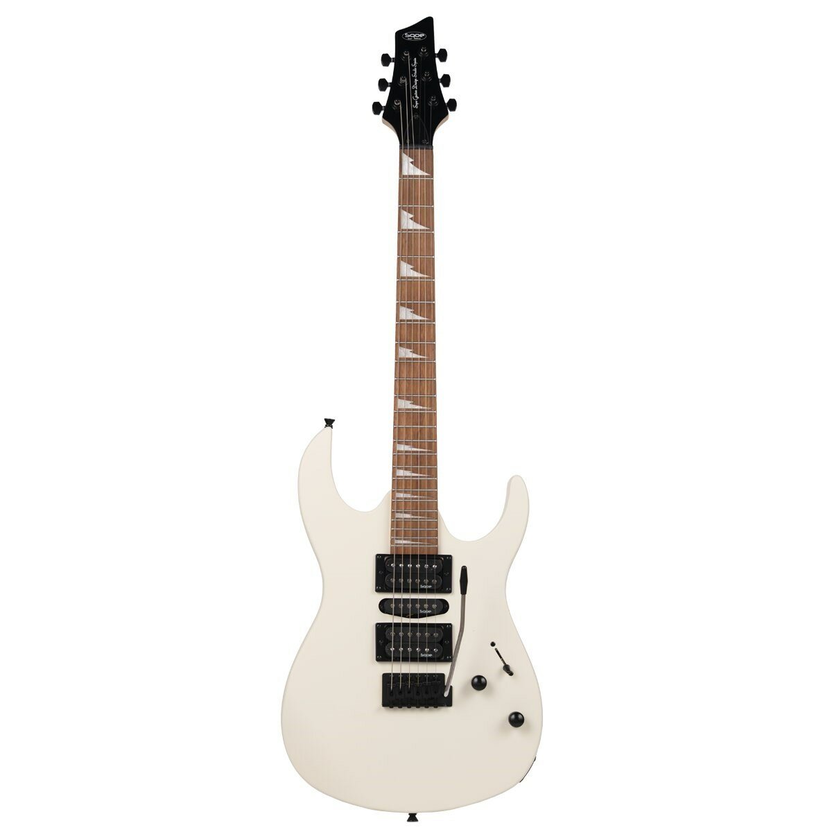 SQOE Seib370 Mwhite(ivory) электрогитара матовая