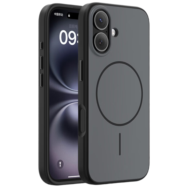 XYI Магнитный чехол для Apple iPhone 17 — Полная защита, ударопрочный, противопыльный, черный Версия：Apple