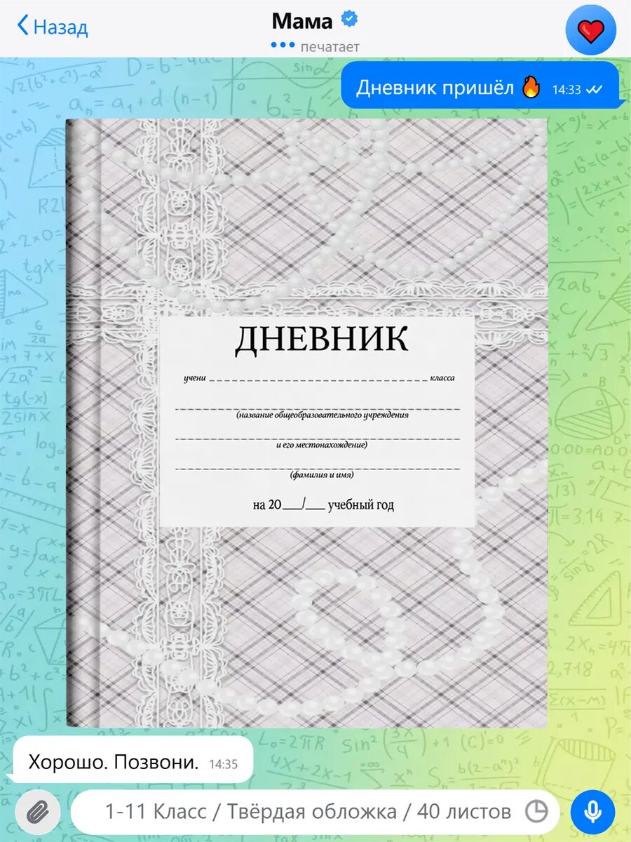 Школьный дневник с принтом y2k pinterest