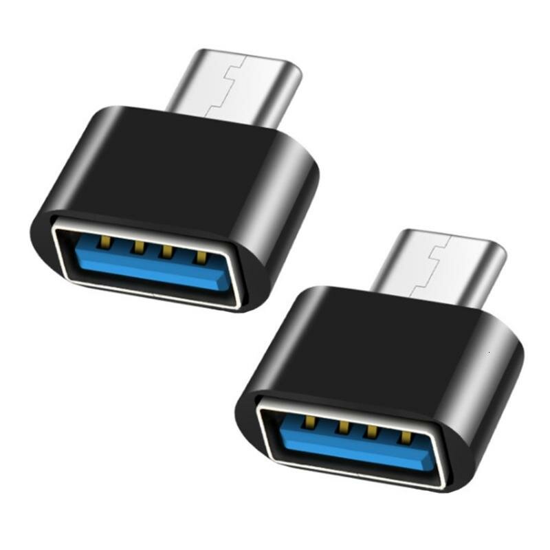Переходник Type-C на USB для планшетов и телефонов, Черный