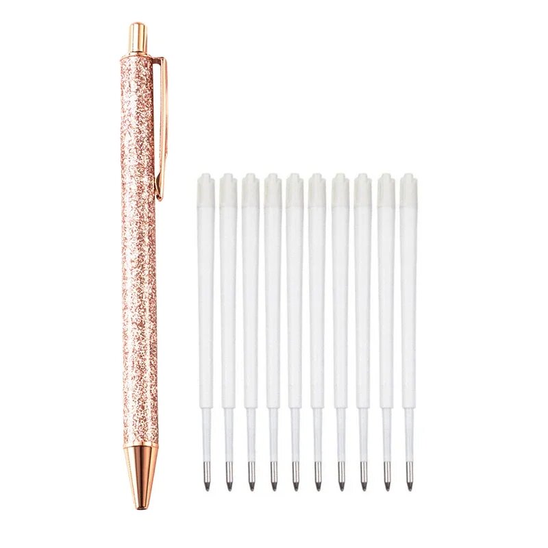 Металлические ручки с блестками Luxury pen-1 11Pcs set-A-4