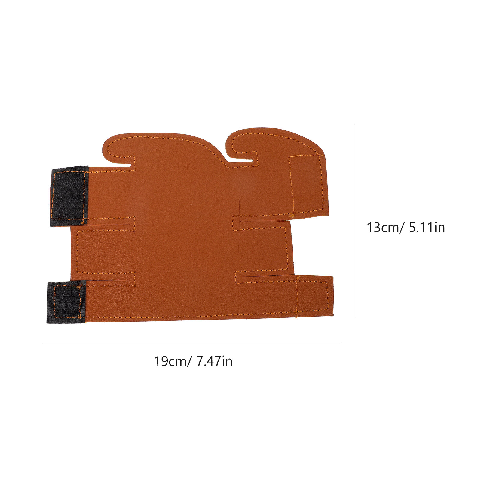 Чехол Для Трубы Из Искусственной Кожи Коричневый Размер 19.00X13.00X0.30Cm