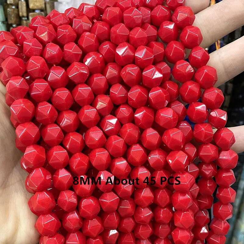 Бусины из красного коралла SYSRXLR