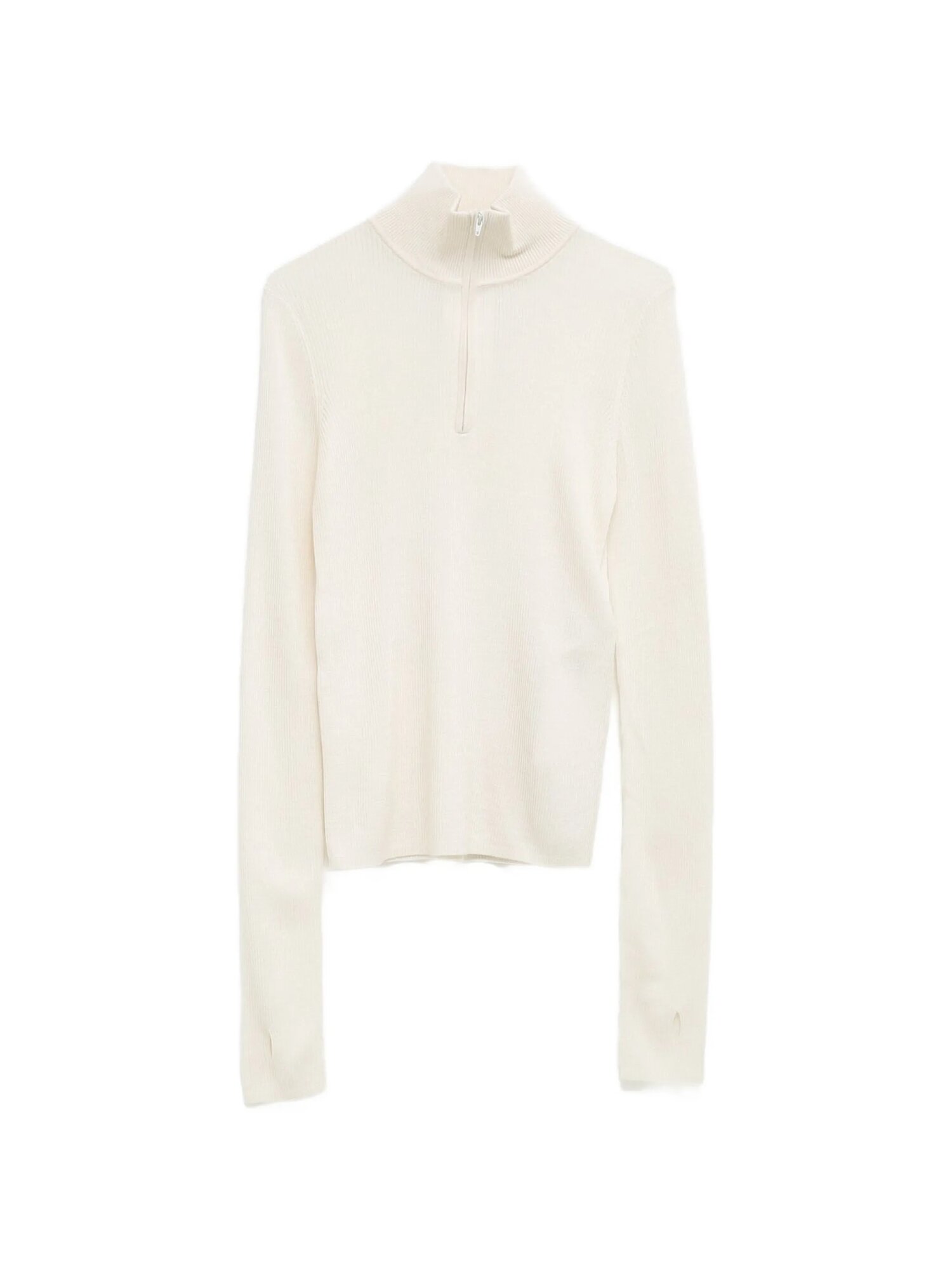 Свитер The Frankie Shop Sade knitted zip-fastening sweater
