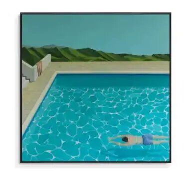 Картина David Hockney "Пейзаж" на холсте