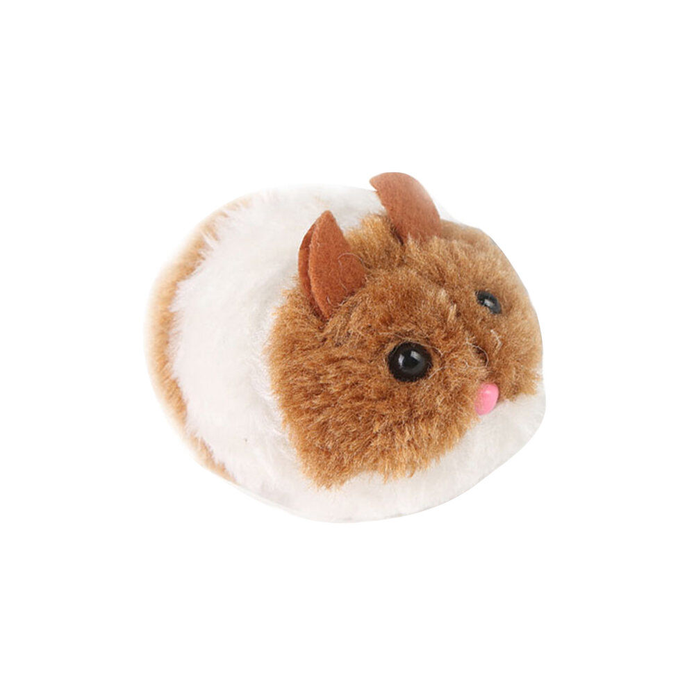 Интерактивная Игрушка Для Кошек Мышка С Подвижным Хвостом Коричневый