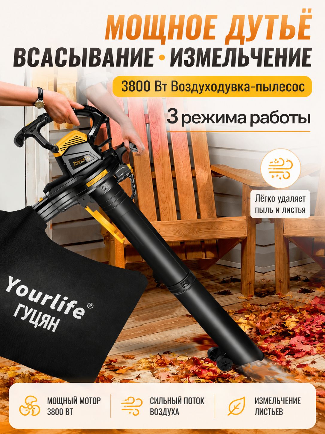Садовый измельчитель