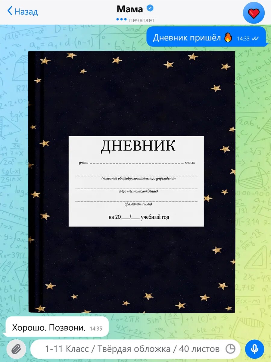 Школьный дневник с принтом y2k pinterest
