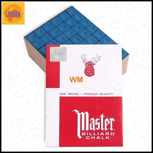 Мел для бильярда Master Billiard Chalk Blue 144 шт.