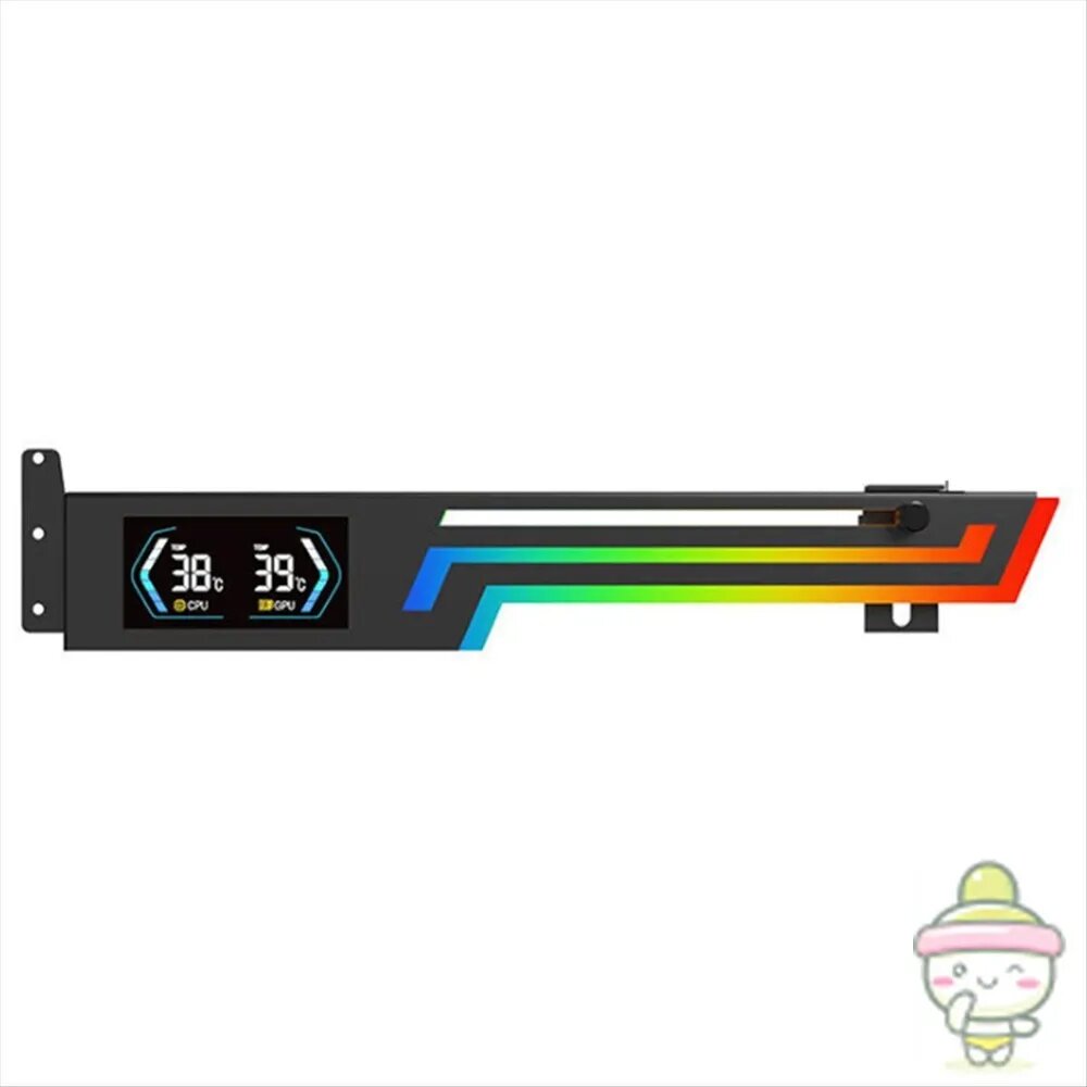 Регулируемый Кронштейн VGA Z-X6 ARGB С Дисплеем Температуры, Страна-изготовитель Китай