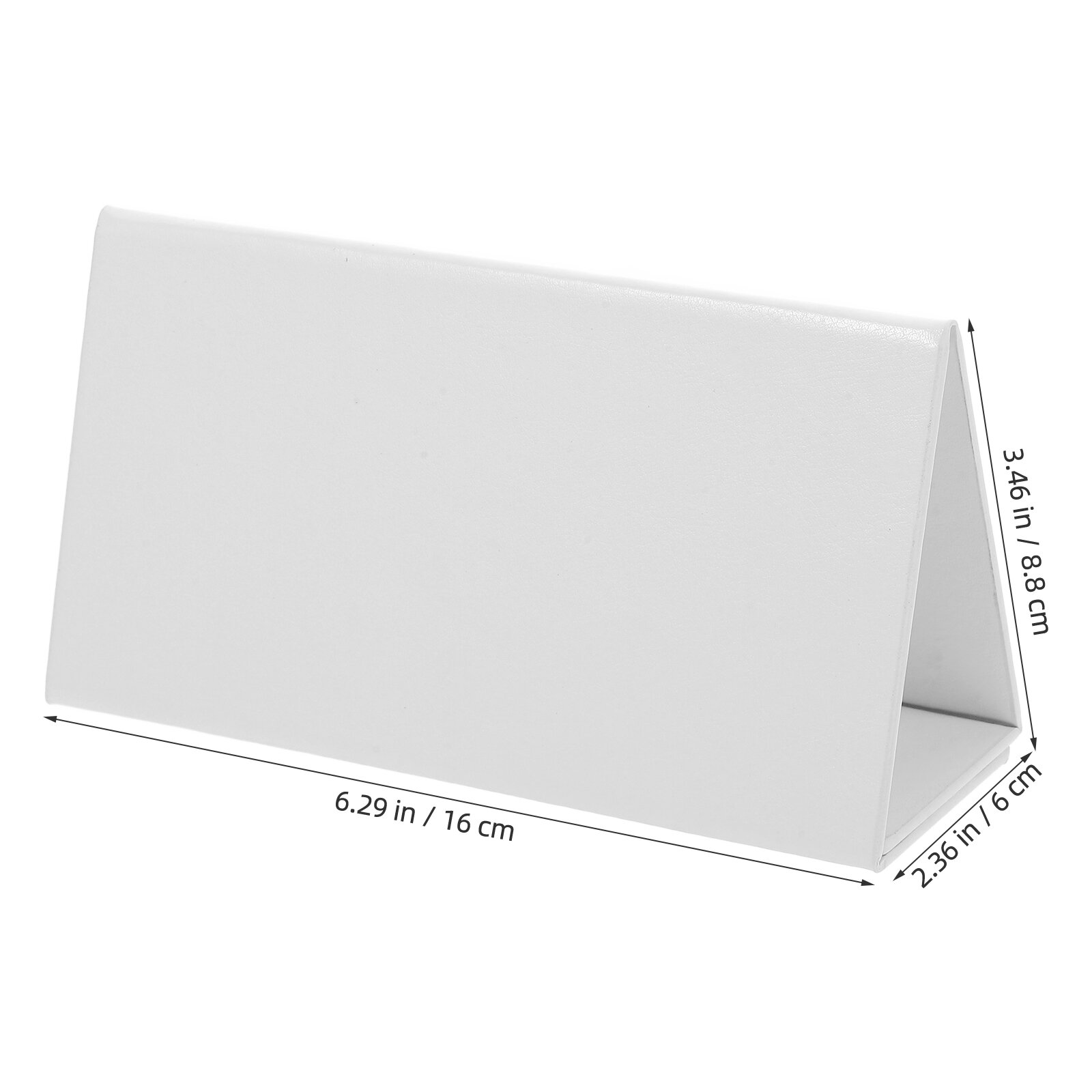 Белая Подставka Для Имени С ЭрaсABLE Поверхнoстью 16.00X8.80X6.00Cm
