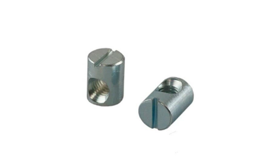 ЦКИ гайка мебельная потайная М6x10x20 Ц 25 шт 2887