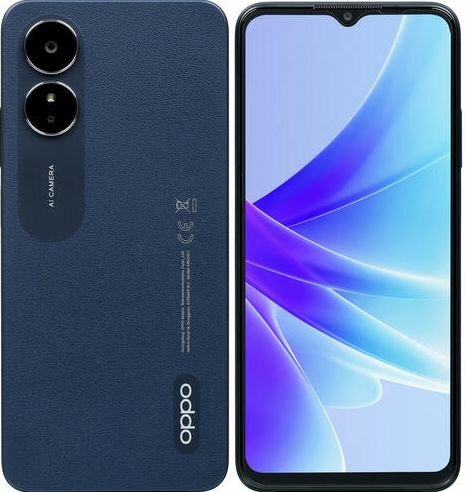 6,56" Смартфон OPPO A17 4/64 ГБ (6053910) 2022, синий
