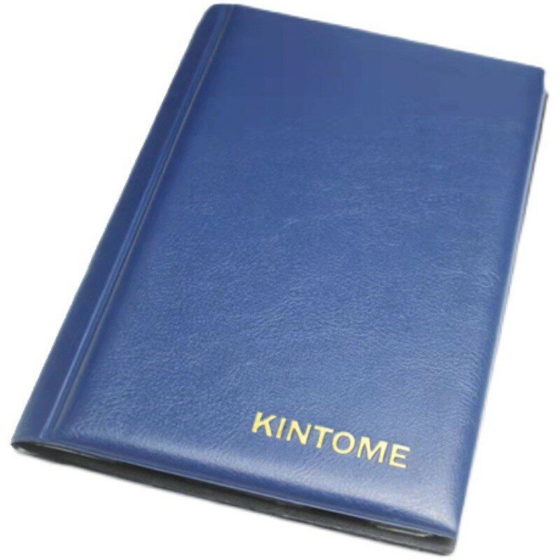 Бумажный переплет KINTOME из кожи для коллекции монет, размер 1 юань, переплет для хранения, бумажный зажим, подарок, свободные листы