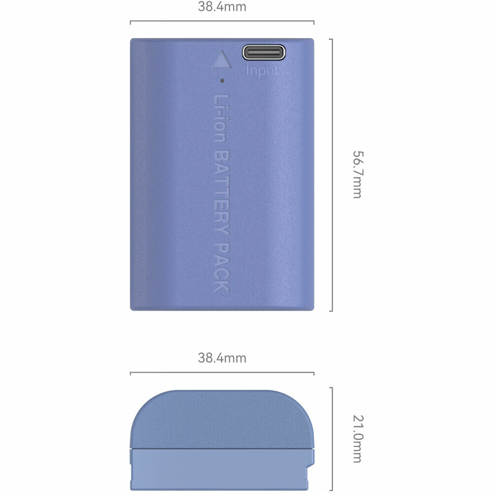 Аккумулятор SmallRig 5406 LP-E6P USB-C — фото 1