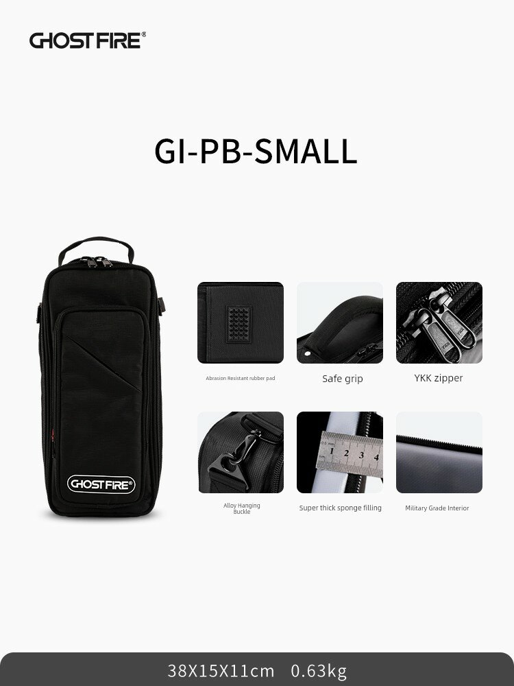 GHOSTFIRE GI-PB Small Mini Effektny Pedal Kass, Vodoneprochny, Ugroznyy dlya Indie Rock Gitara